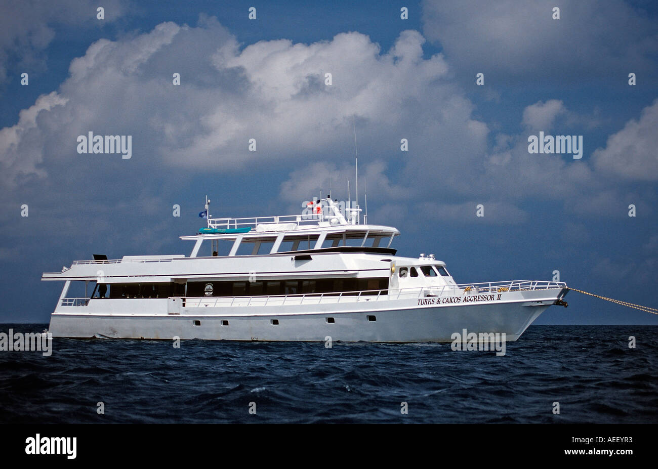 Turks and Caicos Aggressor Caribbean Sea Dominican Republic Stock Photo ...