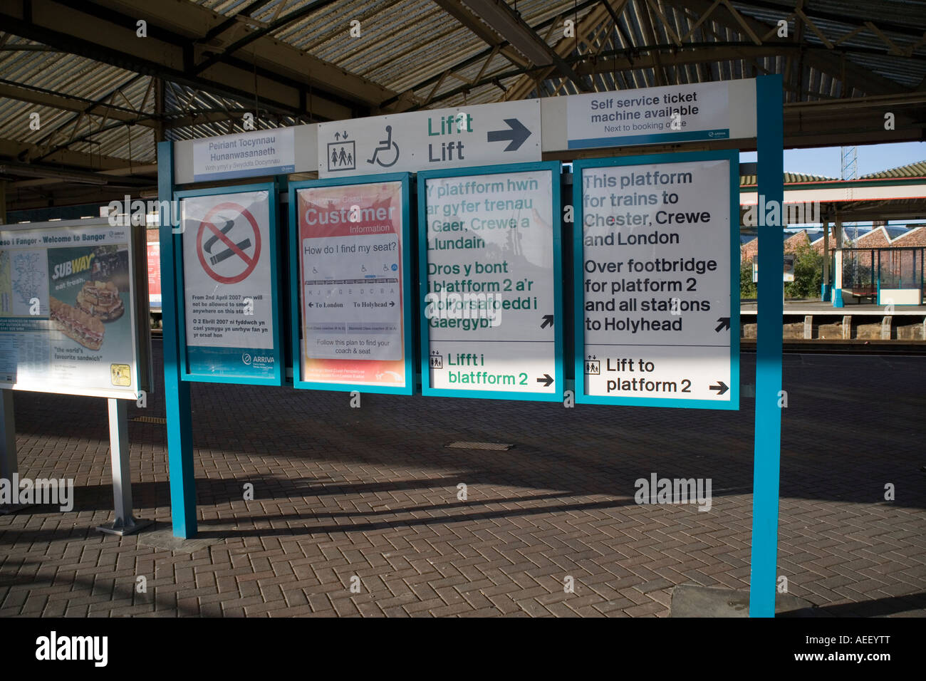 Bangor railway station hi-res stock photography and images - Alamy