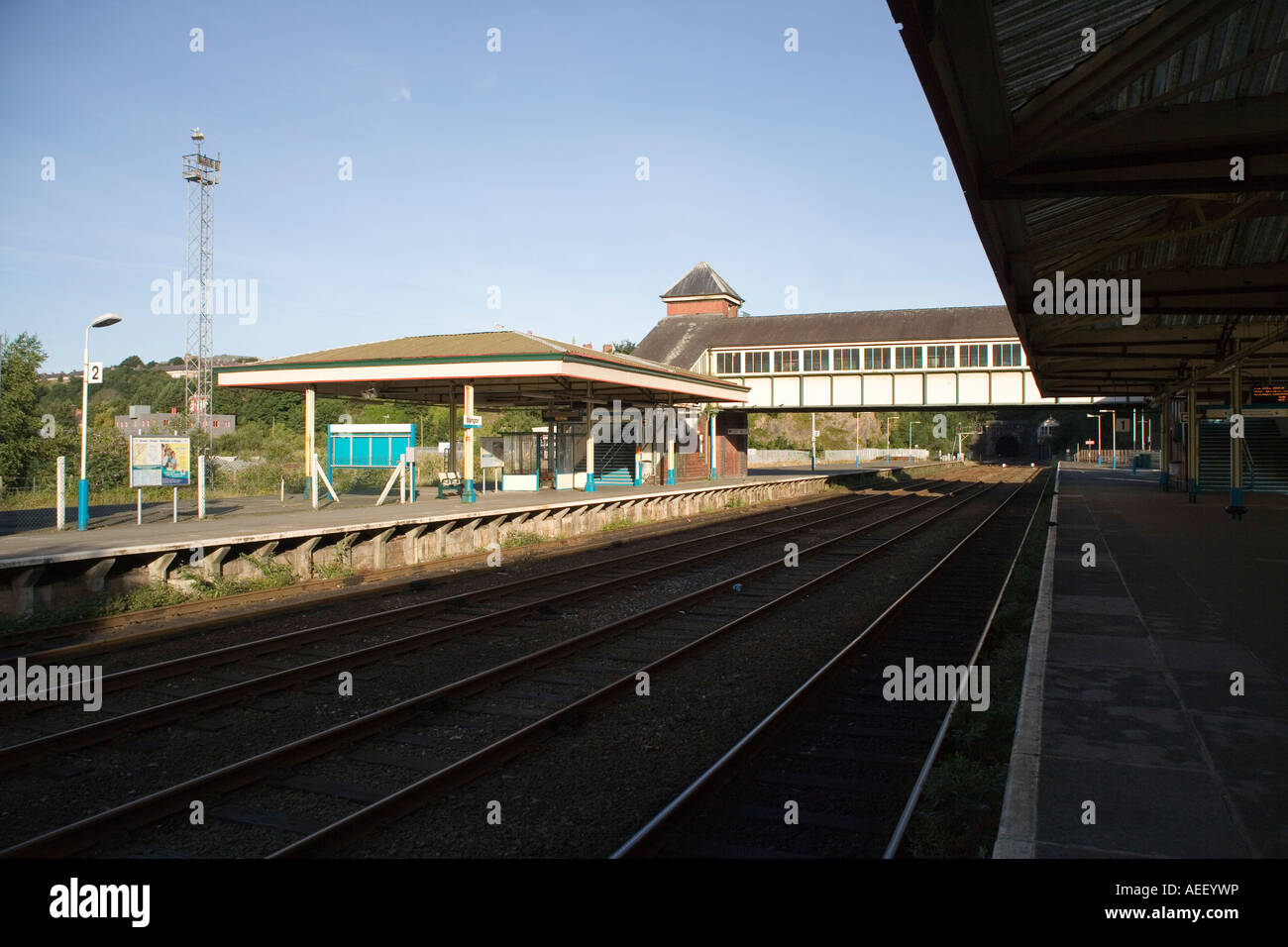 Bangor Railway station, North Wales, United Kingdom Stock Photo - Alamy