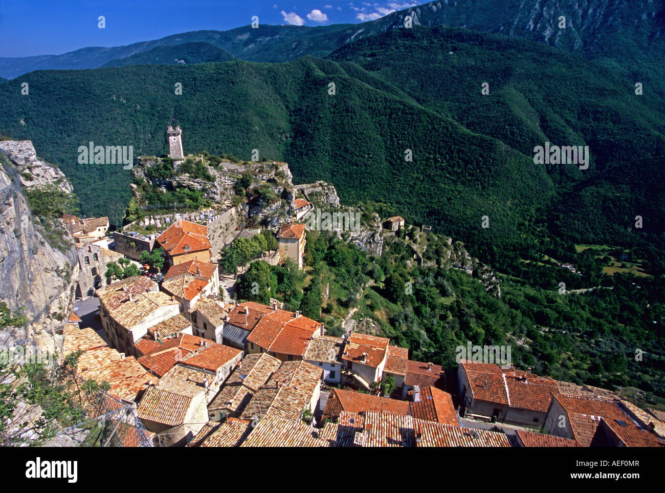 Sigale Alpes-Maritimes 06 Cote d'Azur French Riviera PACA France Stock ...