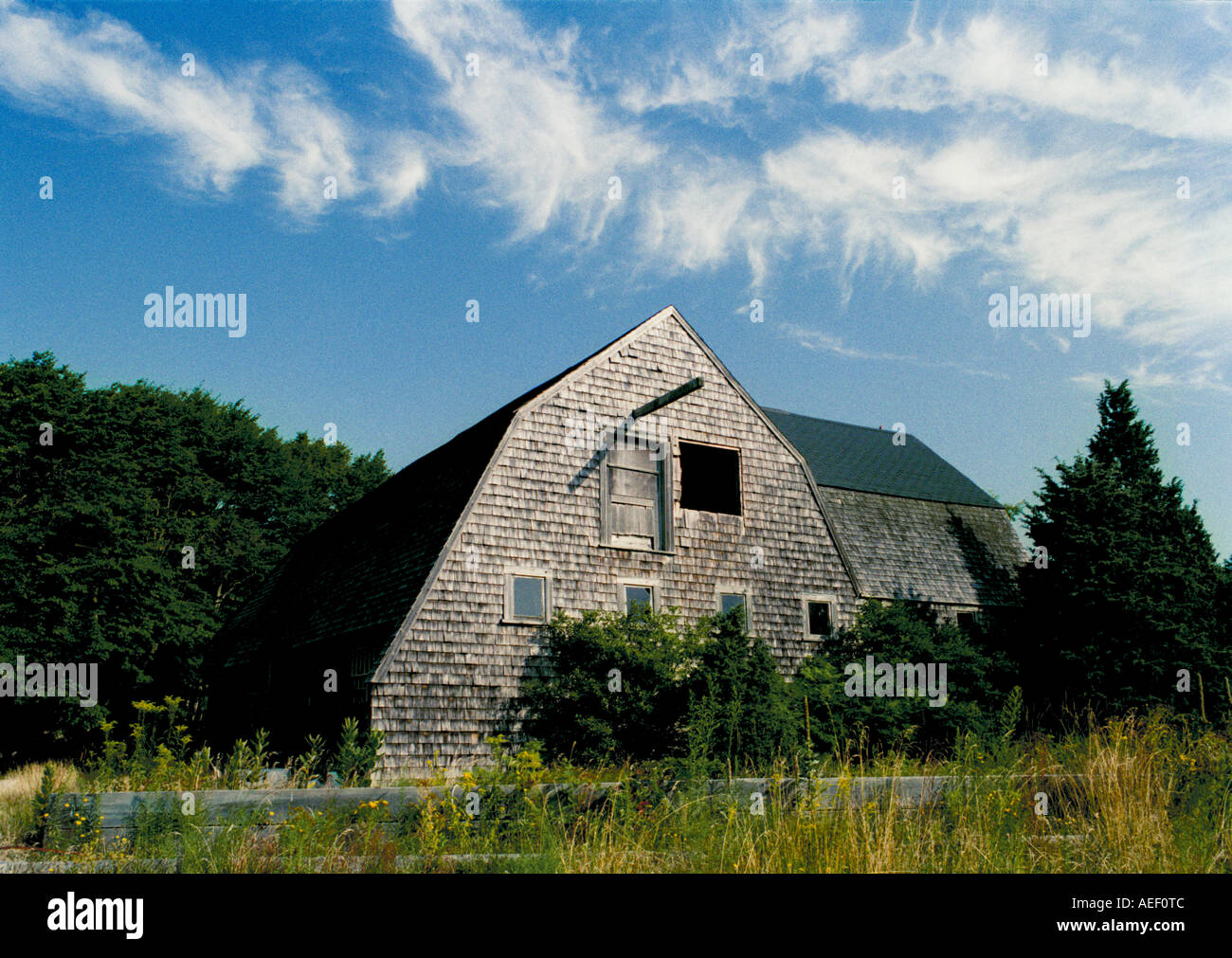 A fine old shingle-clad boathouse on Cape Cod, ripe for conversion to a ...
