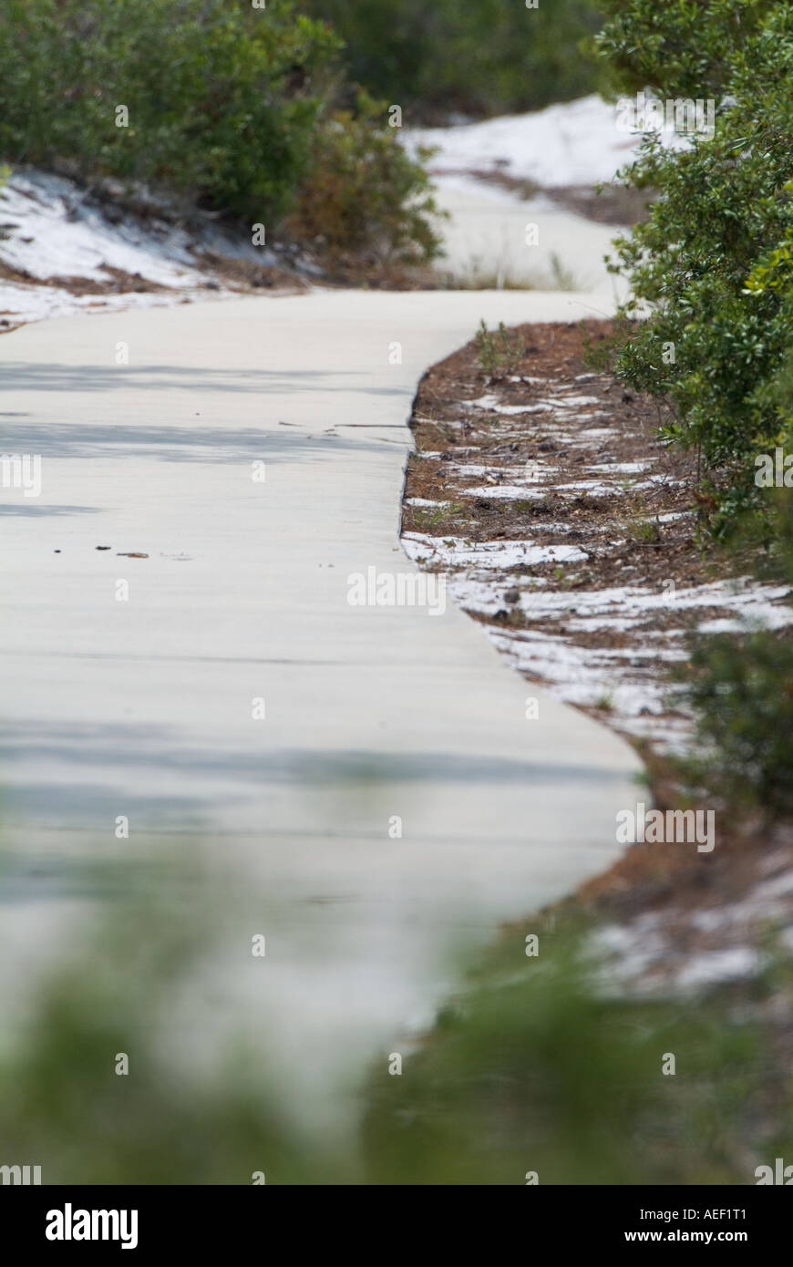 walkway sidewalk path pathway trail Stock Photo - Alamy
