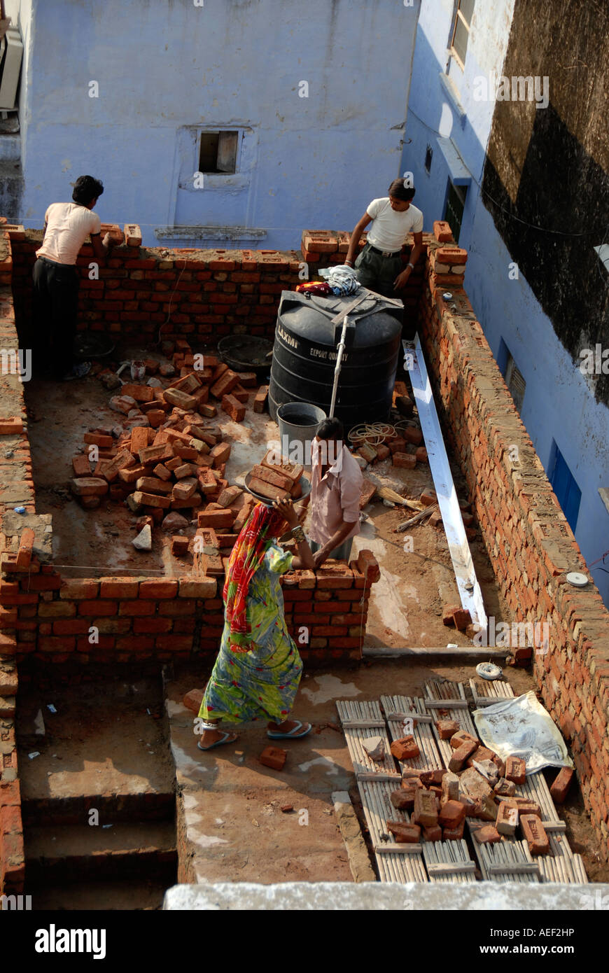 Labour force india hi-res stock photography and images - Alamy