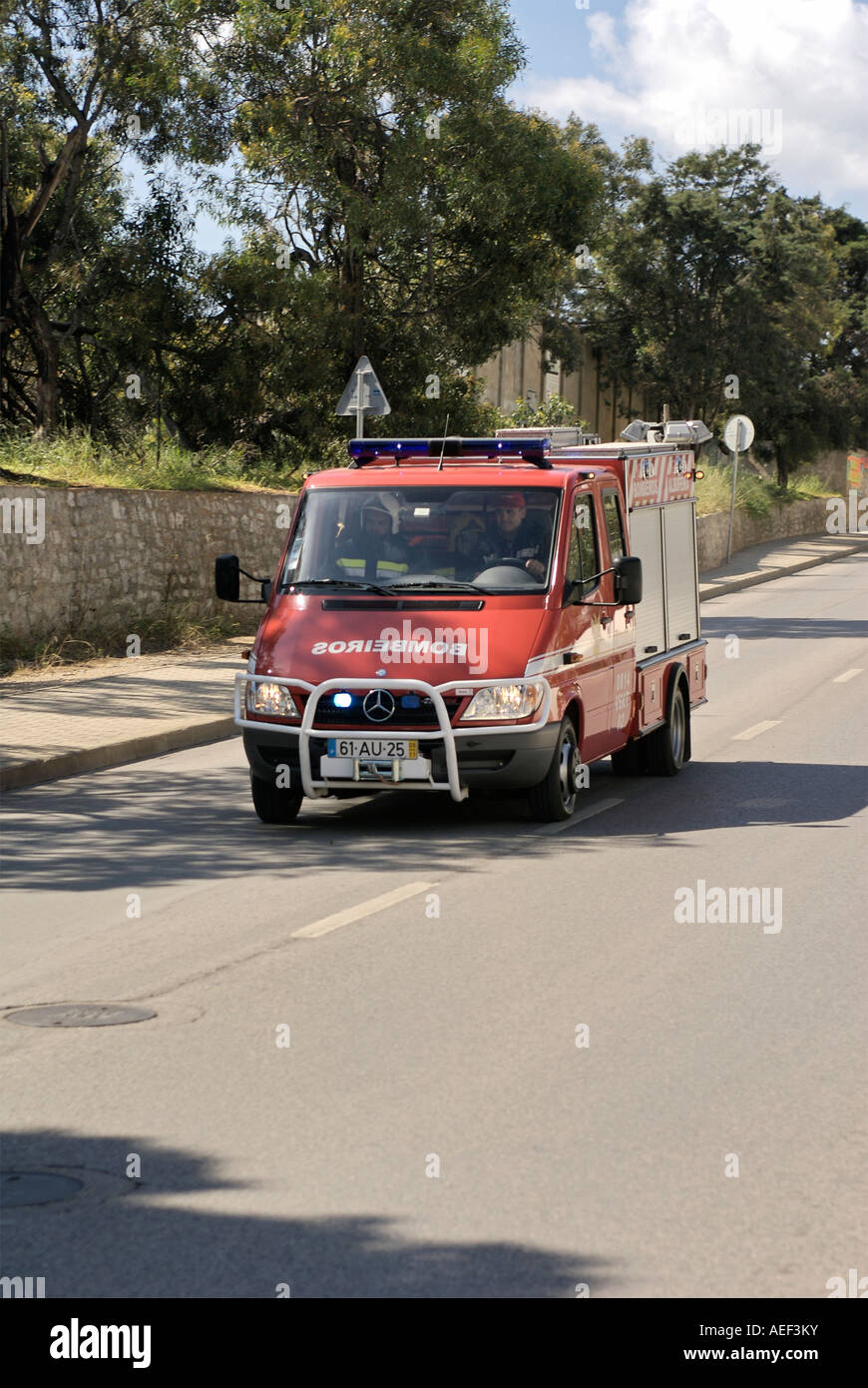 Portuguese fire engine hi-res stock photography and images - Alamy