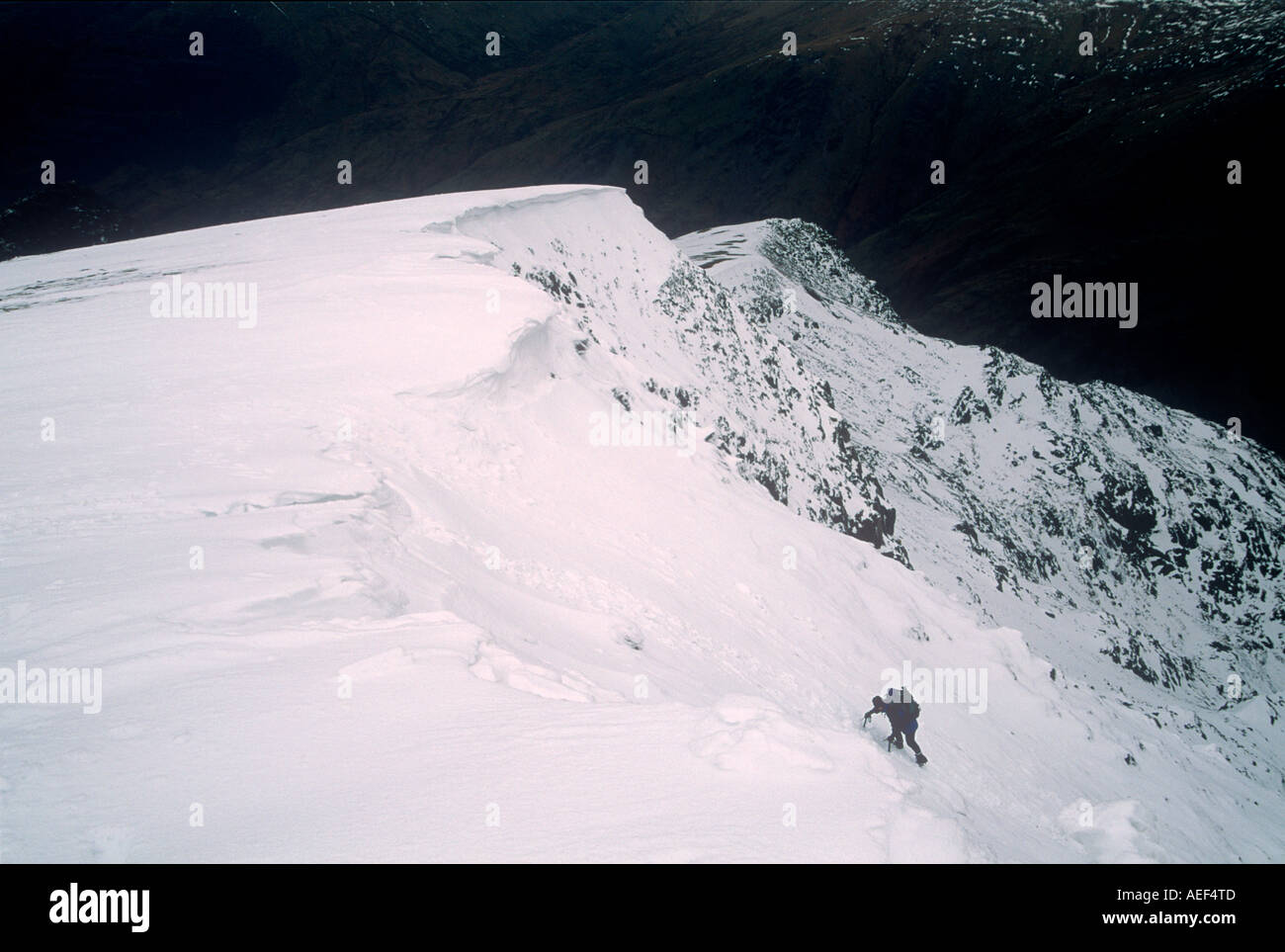 Snow and Ice Climbing Parsley Fern Gully Snowdonia North West Wales ...