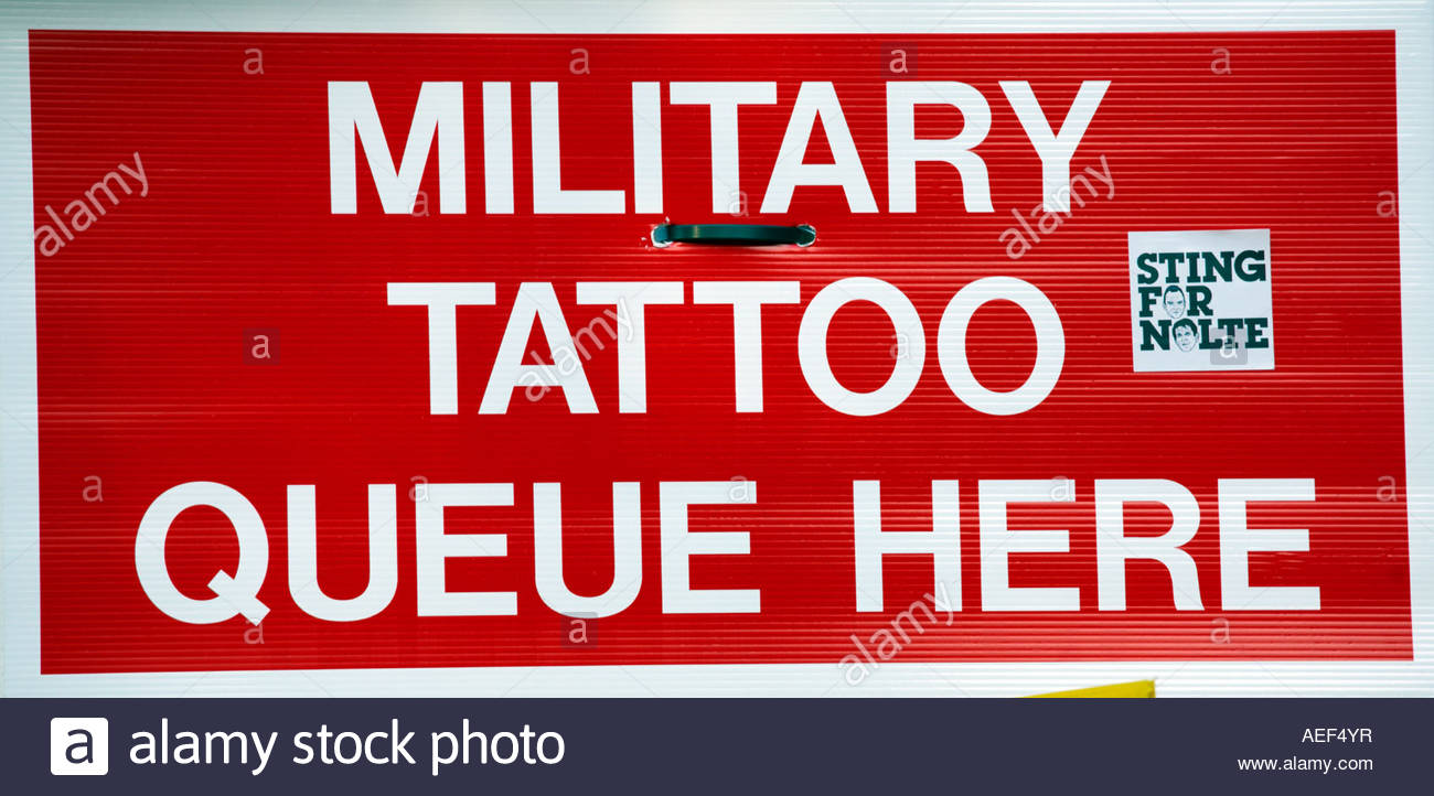 Tattoo queue hi-res stock photography and images - Alamy