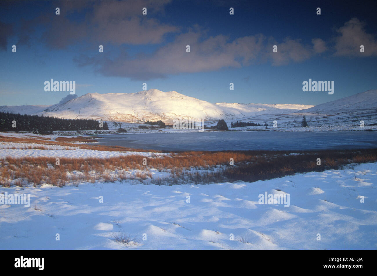 Cader Idris at Sunset Snowdonia North West Wales Stock Photo - Alamy