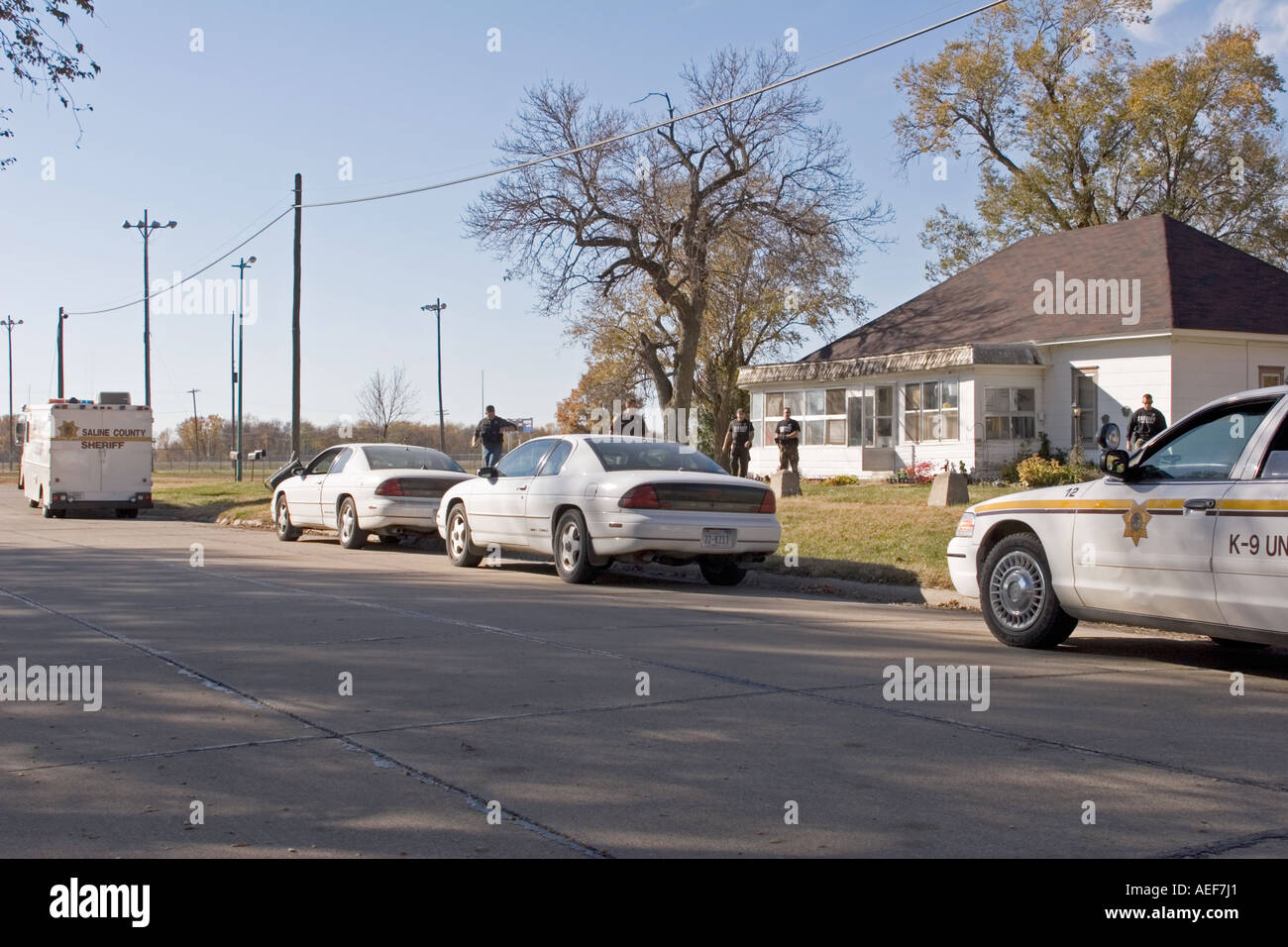 Narcotics related search warrant being served Saline County Sheriff s ...
