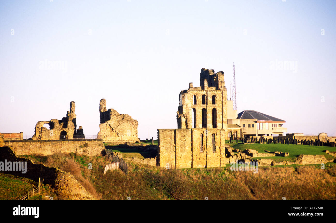 Tynemouth monastery hi-res stock photography and images - Alamy