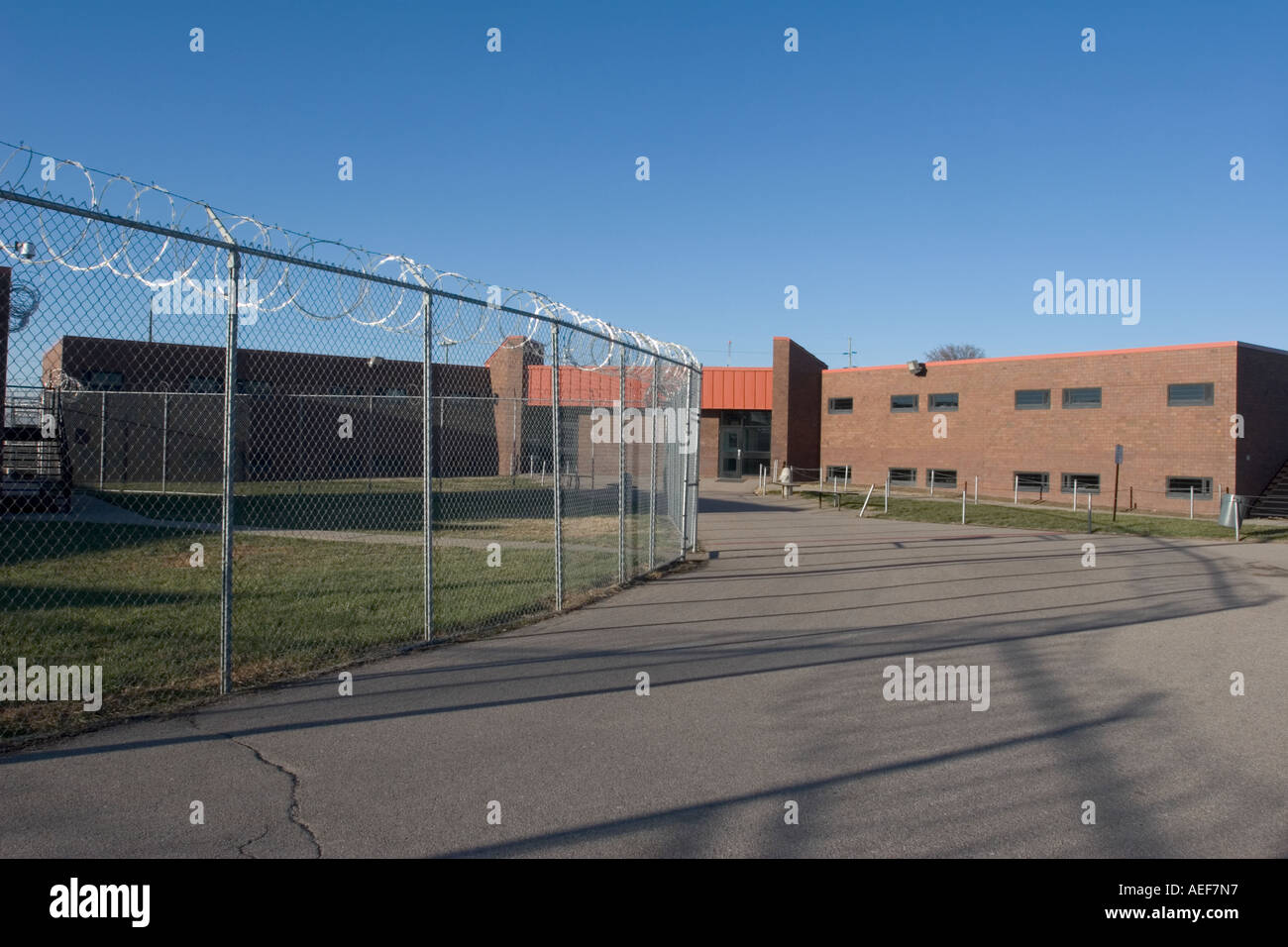 Housing unit at the Nebraska State Penitentiary Lincoln Nebraska USA ...