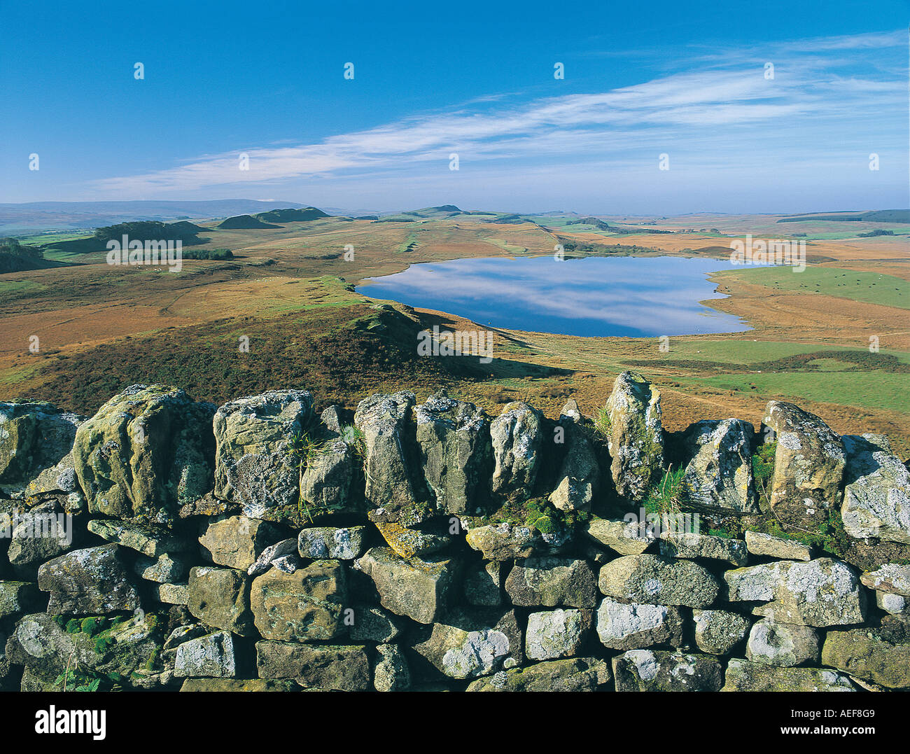 Sewingshields crags hi-res stock photography and images - Alamy