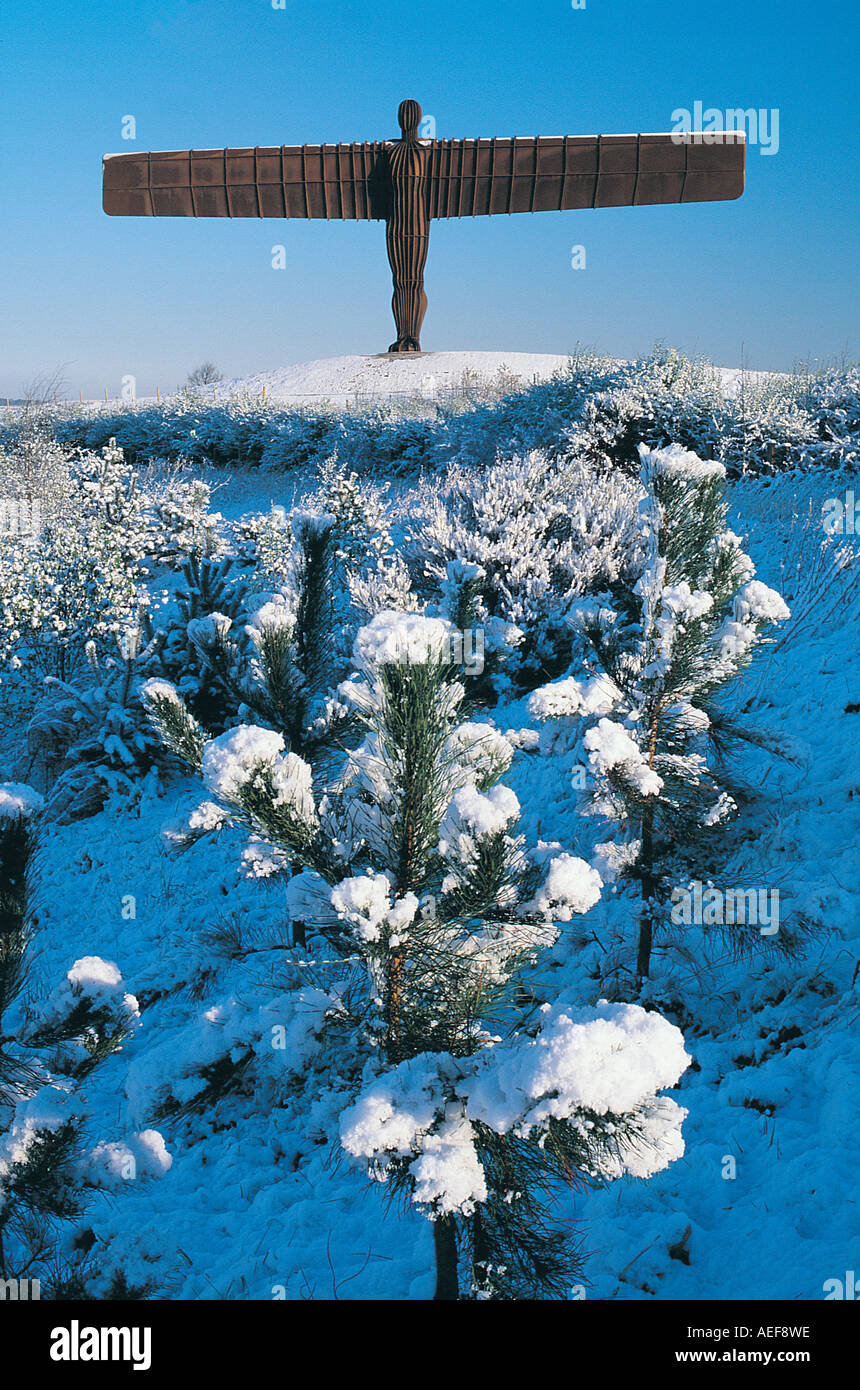 Angel Of The North Snow
