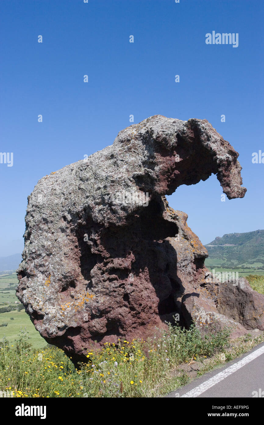 Roccia dell'Elefante Sardinia Italy Stock Photo - Alamy