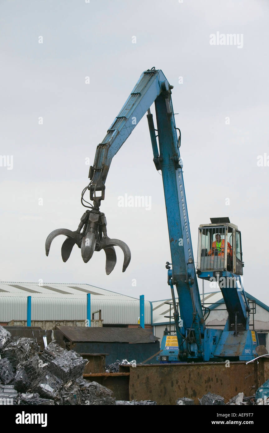 a scrap metal merchants in Blackburn, Lancashire, UK Stock Photo - Alamy