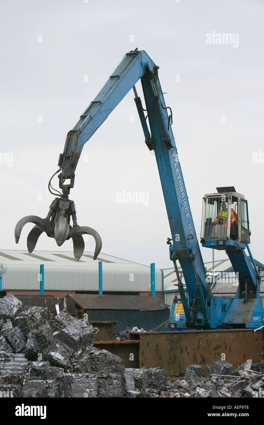 a scrap metal merchants in Blackburn, Lancashire, UK Stock Photo - Alamy