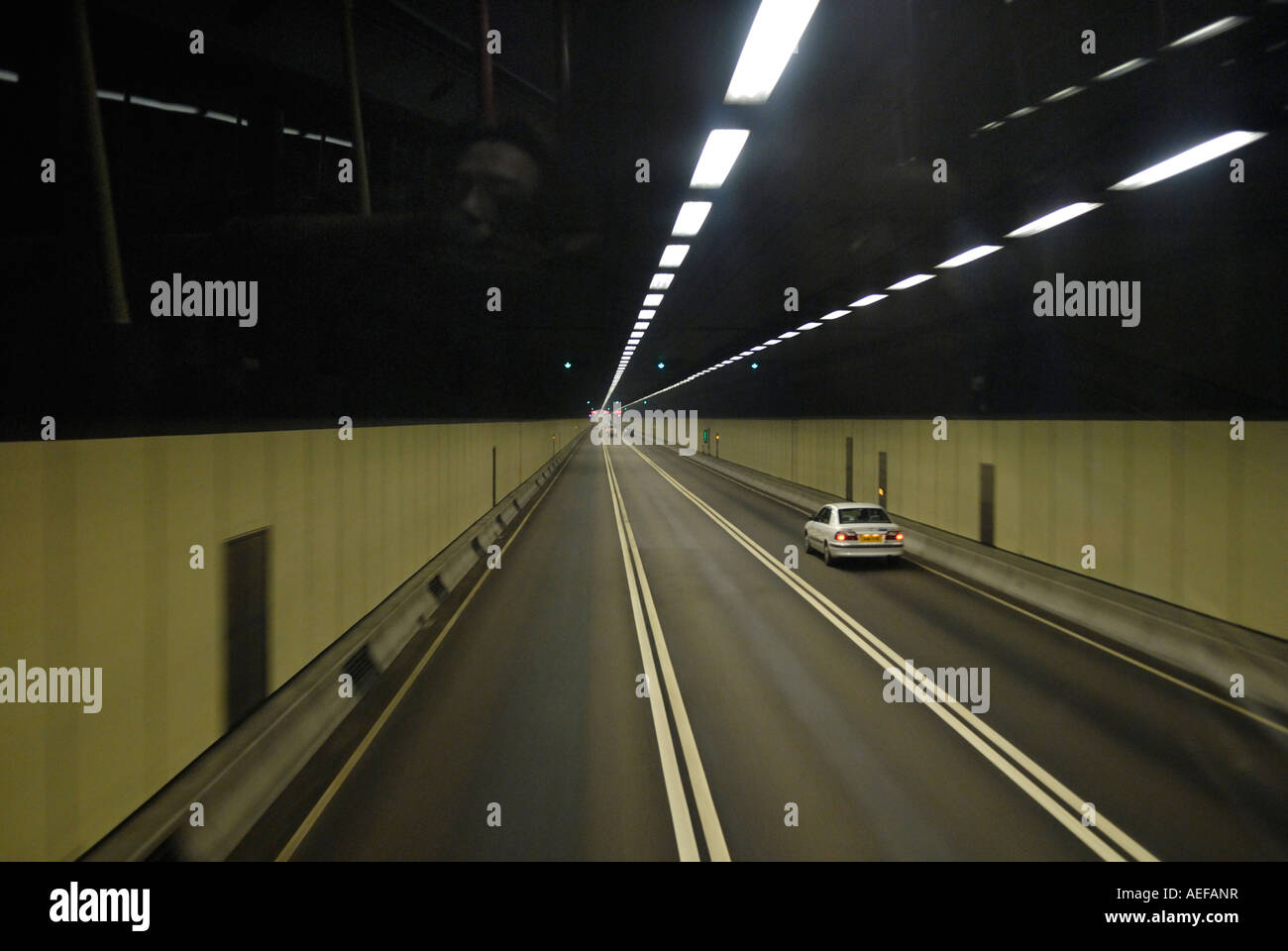 Cross harbour tunnel connects Hong Kong Island with Kowloon Stock Photo ...