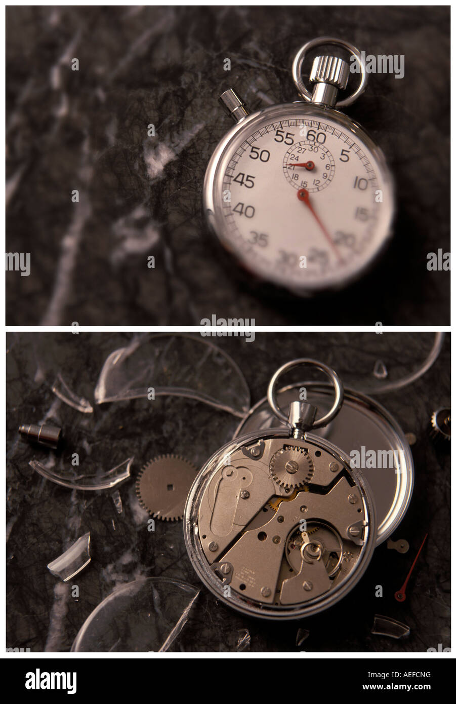 Before and after Time Stock Photo - Alamy