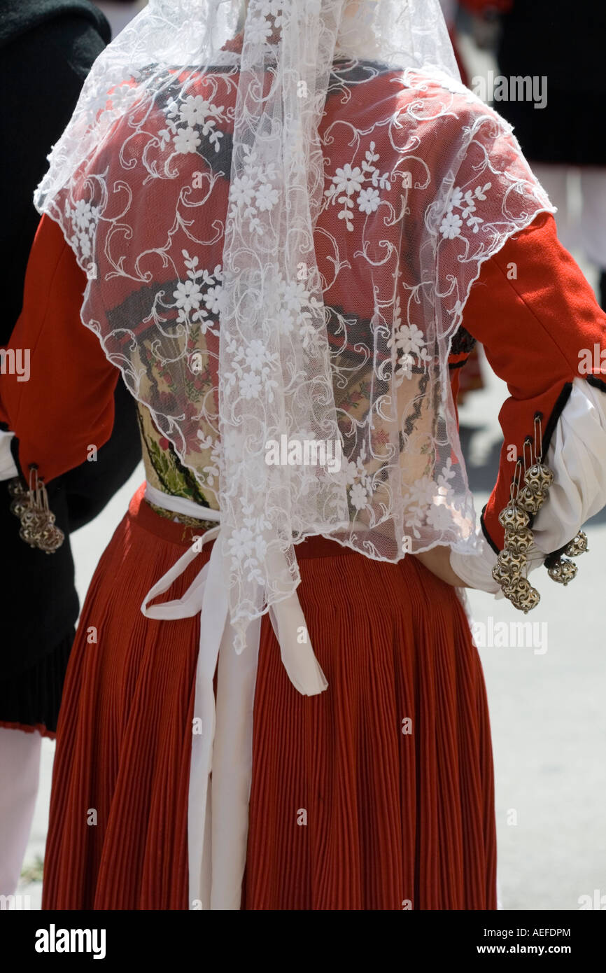 Woman sardinian dress hi-res stock photography and images - Alamy