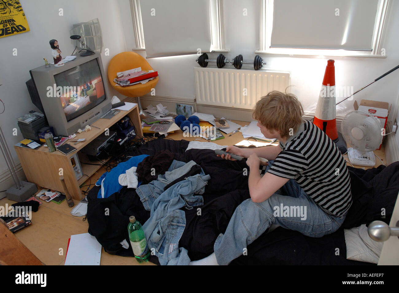 Teen Boy Messy Bedroom High Resolution Stock Photography and Images - Alamy