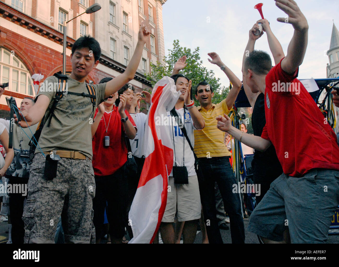 Football fan chanting crowd cheering hi-res stock photography and ...