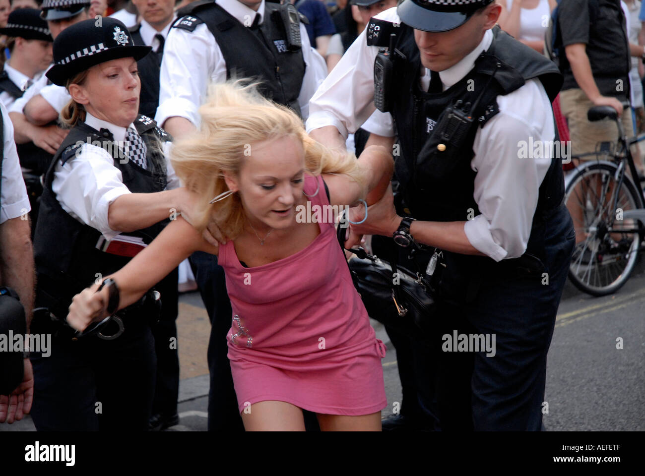 Police Women Arrest Stock Photos & Police Women Arrest Stock Images - Alamy