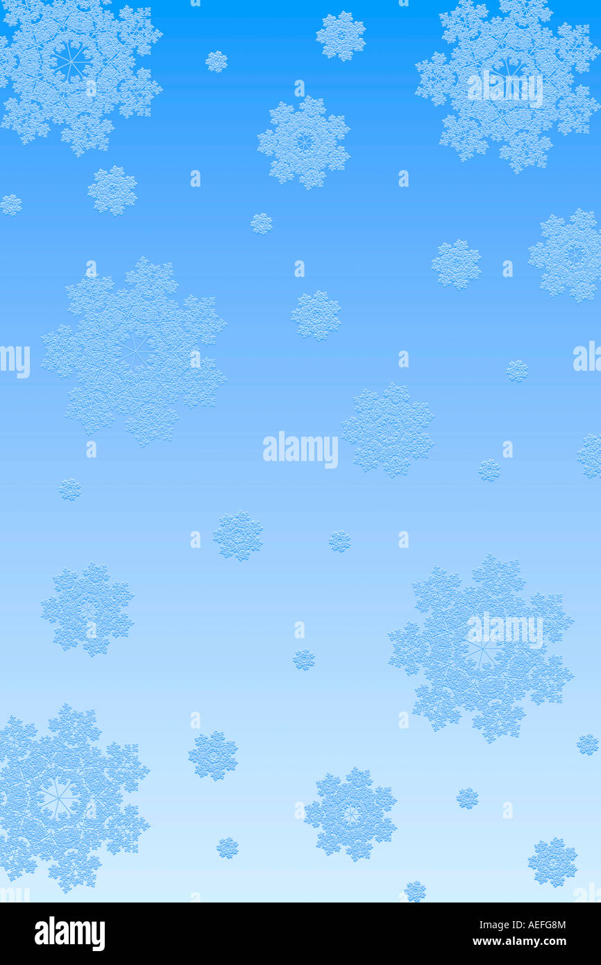 Snowflakes paper background Stock Photo - Alamy