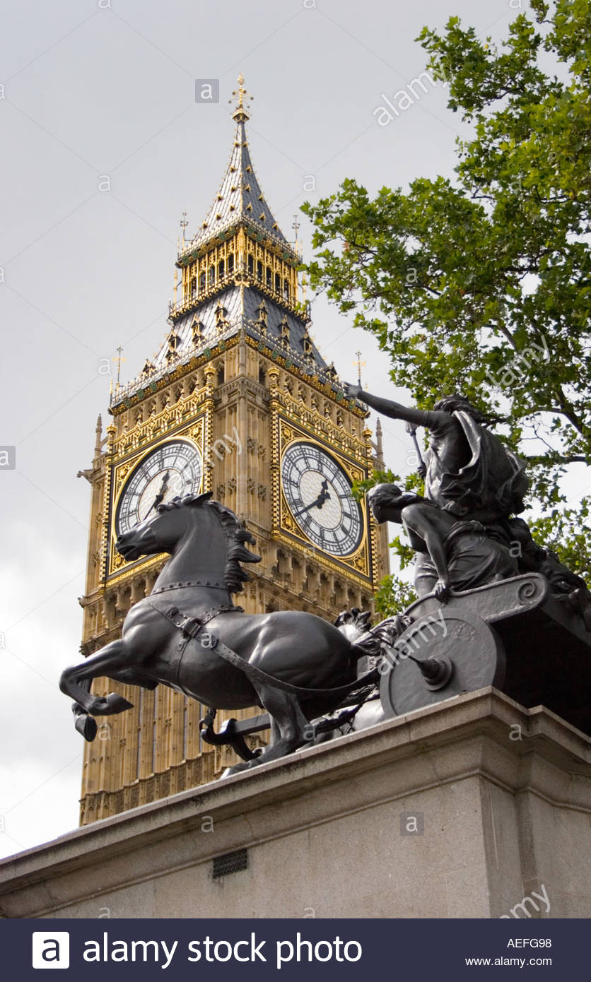 Statue Queen Boudica Big Ben High Resolution Stock Photography and ...