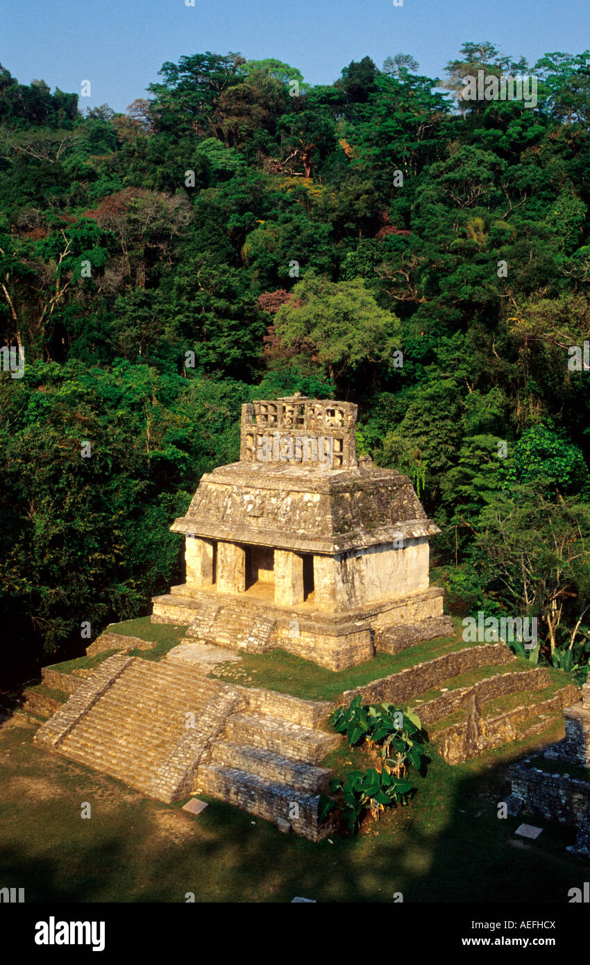 Temple of the Sun, Palenque, Chiapas, Mexico Stock Photo - Alamy