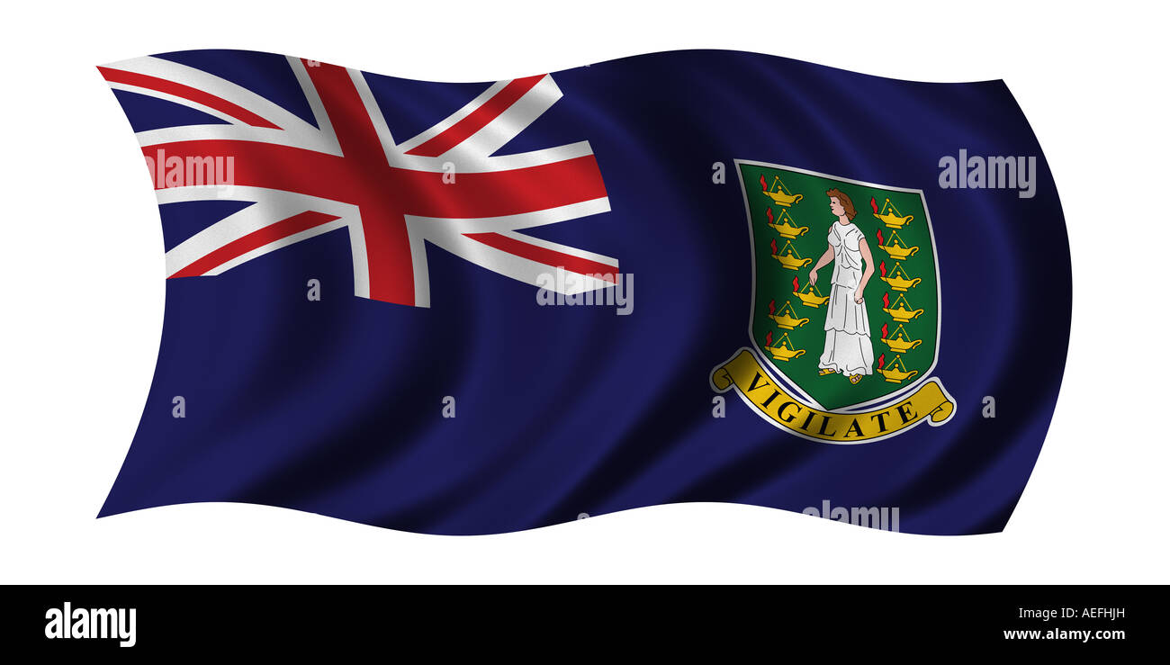 National flag british virgin islands Cut Out Stock Images & Pictures ...