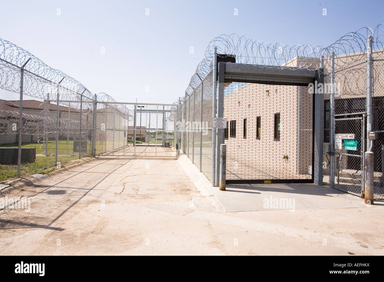 Front entrance of the Nebraska Correctional Center for Women in York ...