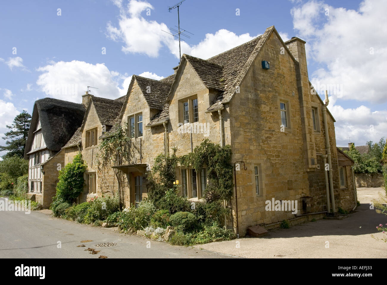 Delightful typical limestone house in hi-res stock photography and ...