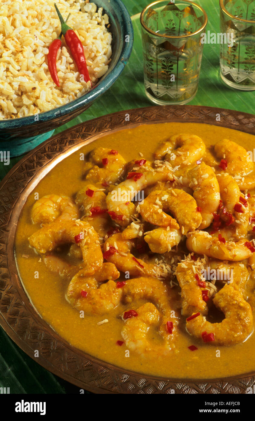 Prawn curry Goa India Stock Photo - Alamy