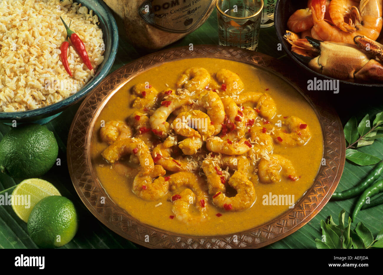 Prawn curry Goa India Stock Photo - Alamy