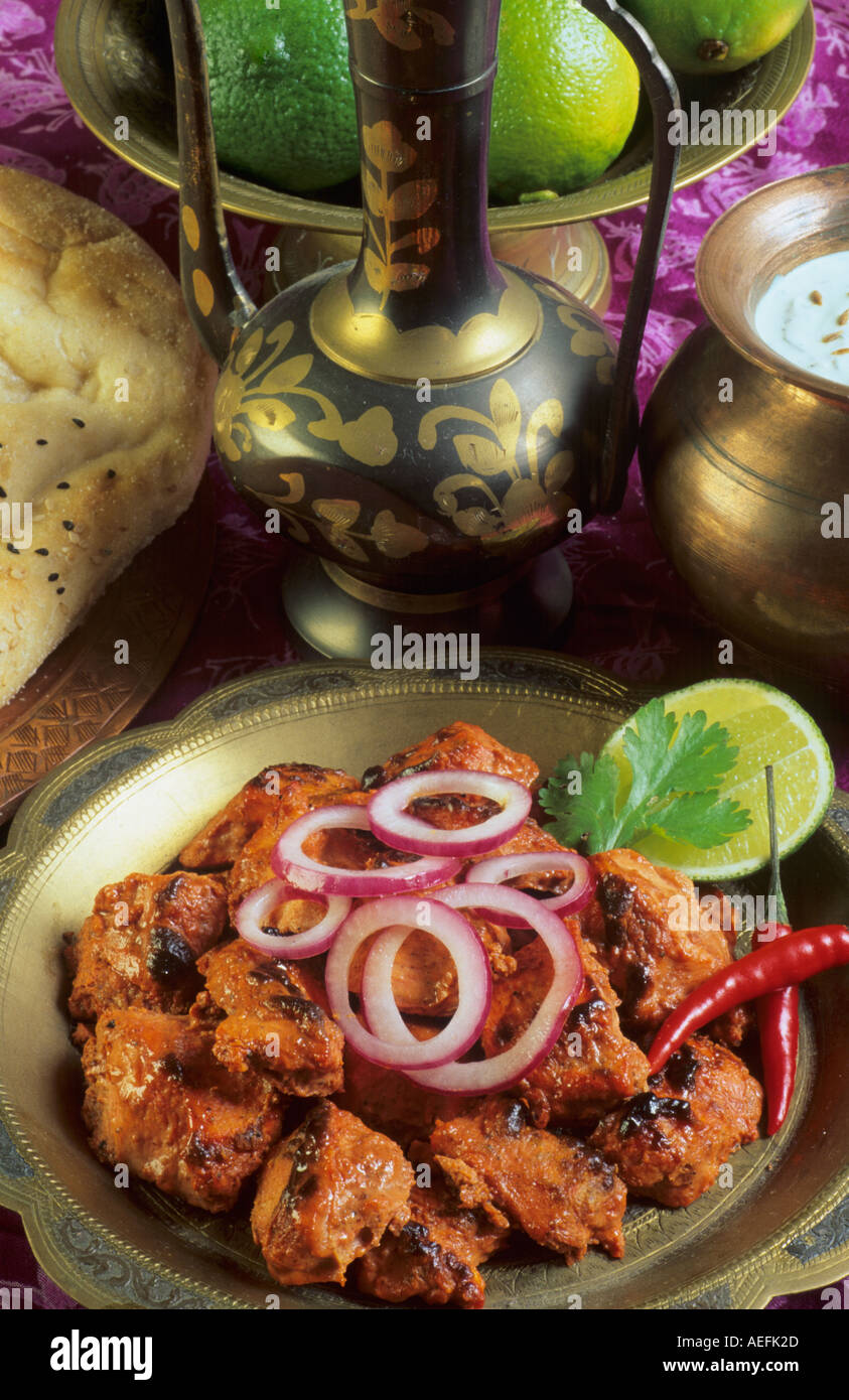 Chicken Tikka India Stock Photo - Alamy