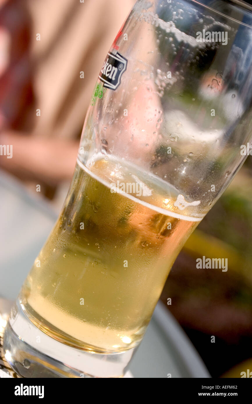 Beer glass on terrace close hi-res stock photography and images - Alamy