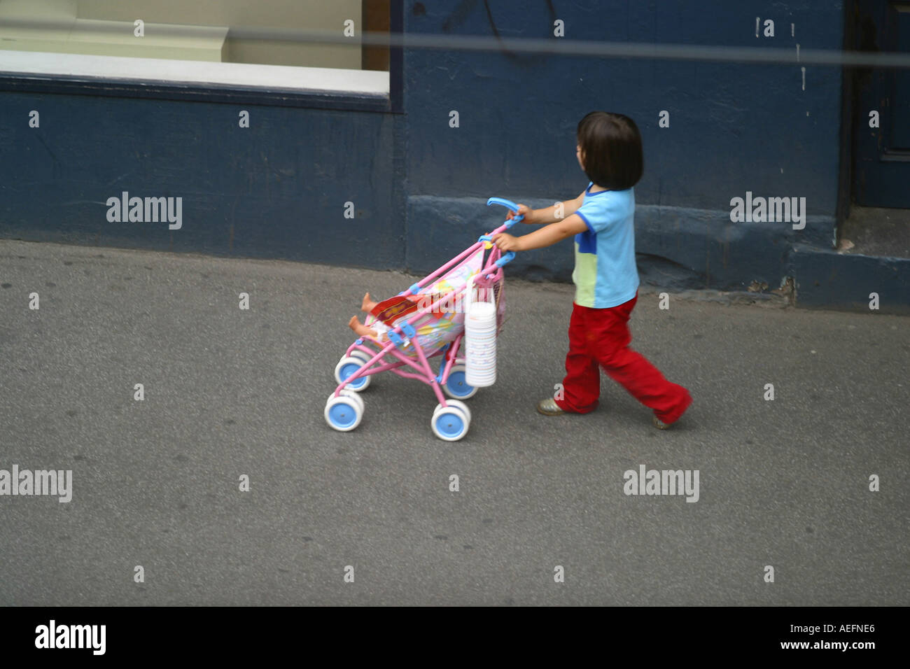 Push buggy run hi-res stock photography and images - Alamy