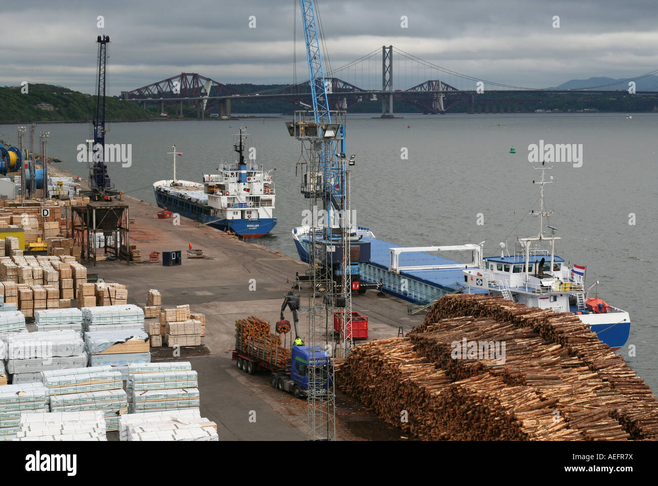 The Port of Rosyth in Fife, Scotland. Taken a few years before ...