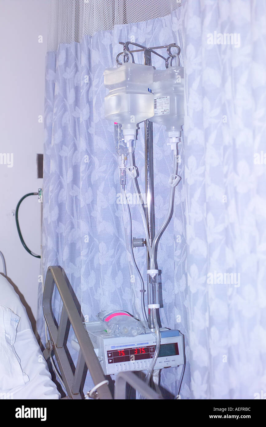 IV drip machine Stock Photo - Alamy