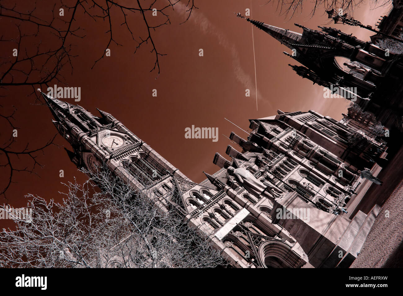 Manchester Town Hall in Winter Stock Photo - Alamy