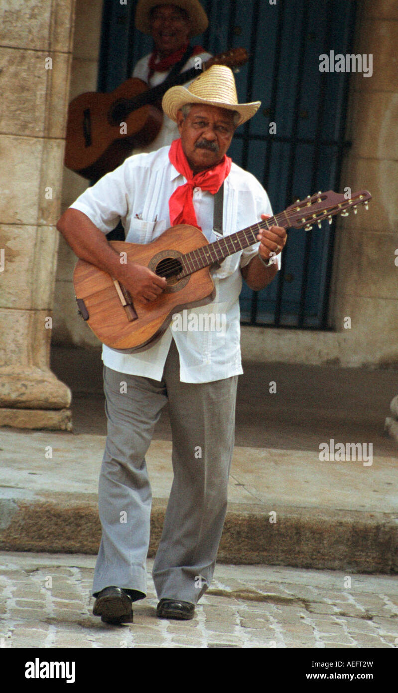 Musicians playing traditional music in Havana Cuba Stock Photo - Alamy