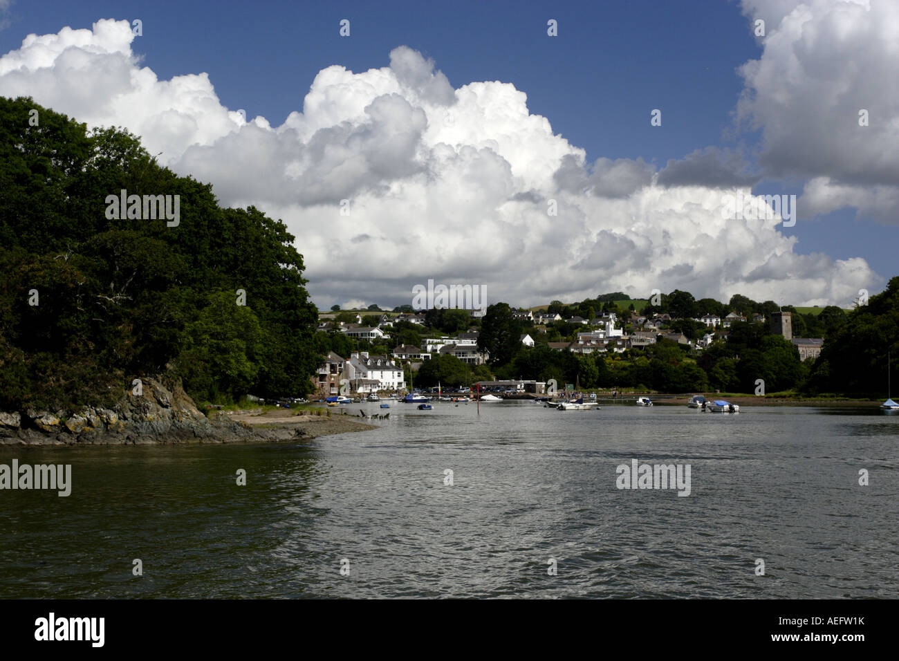 RIVER DART SCENE AT STOKE GABRIEL Stock Photo - Alamy