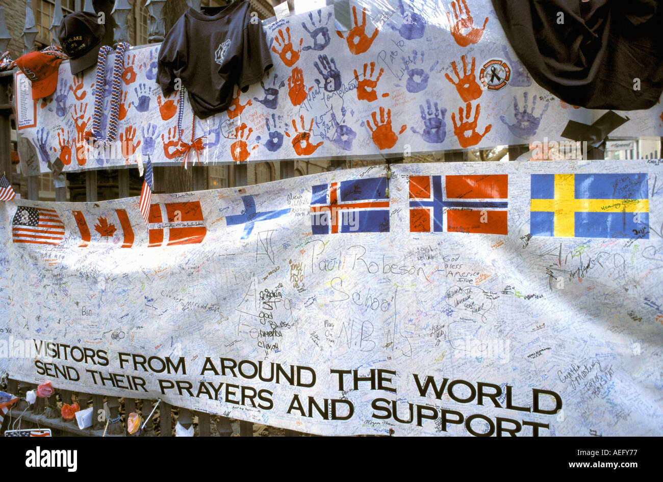 Support flag Stock Photo - Alamy