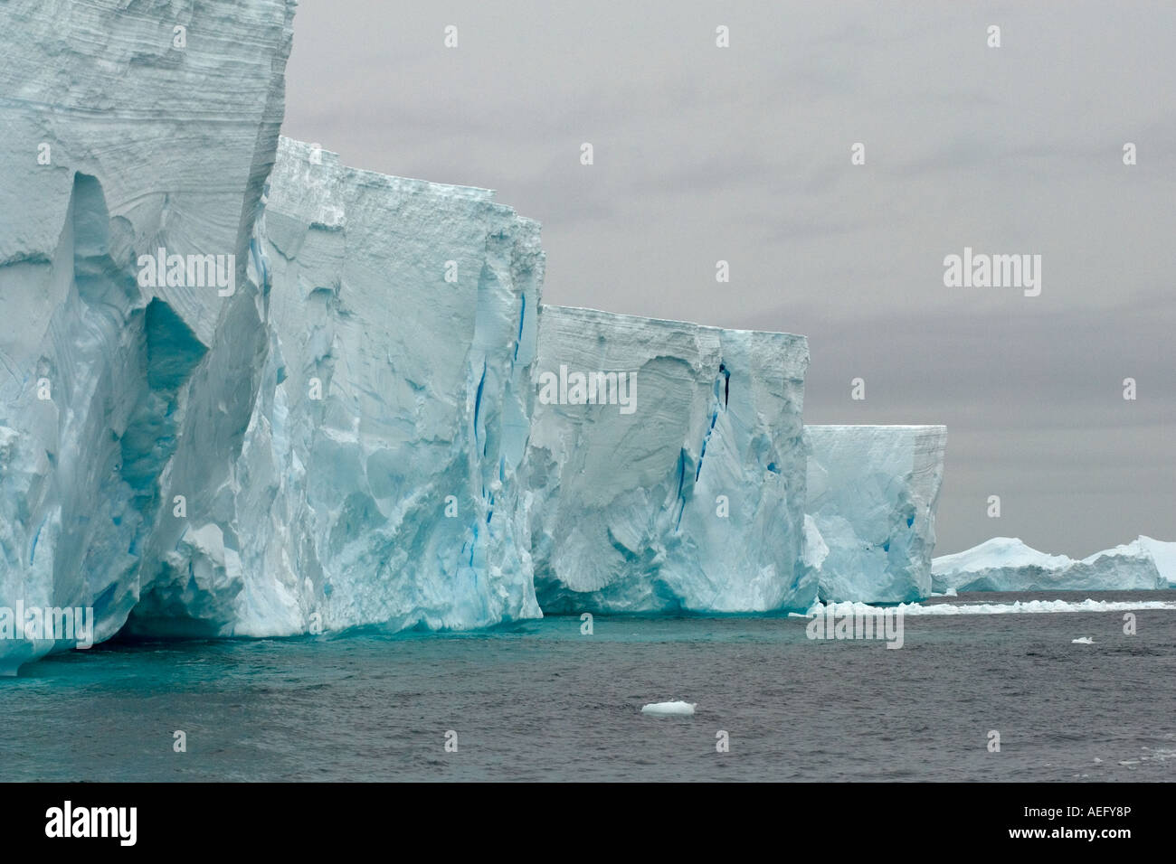 glacier walls along the western Antarctic peninsula Antarctica Southern ...