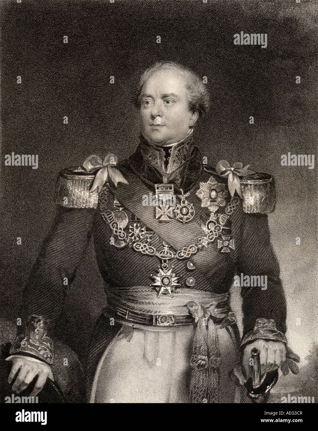 Sir Archibald Campbell, 1st Baronet, 1769 -1843. Scottish soldier Stock ...