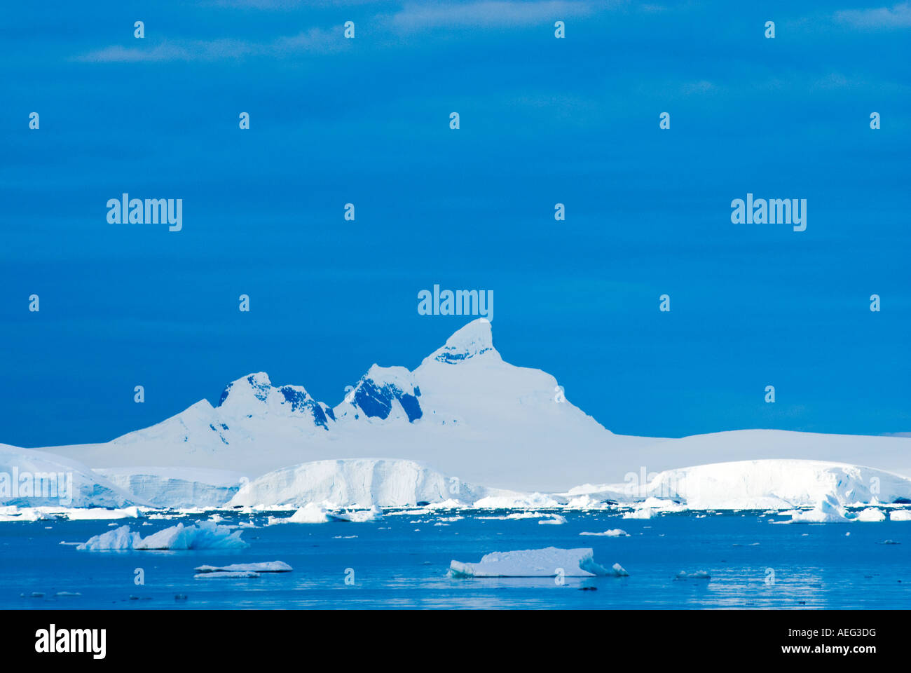 iceberg along the western Antarctic peninsula Antarctica Southern Ocean ...