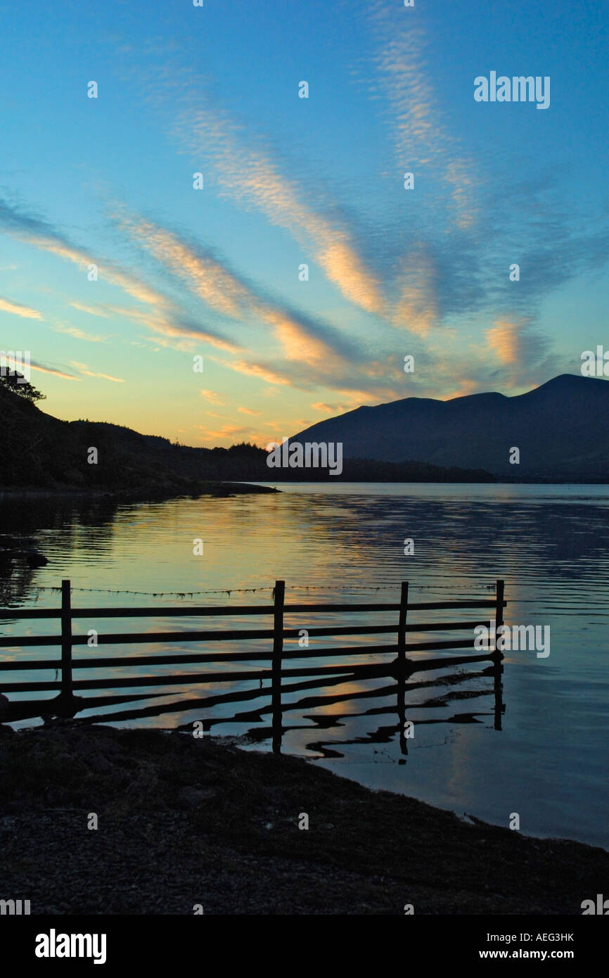 Sunset in the Lake District Stock Photo - Alamy
