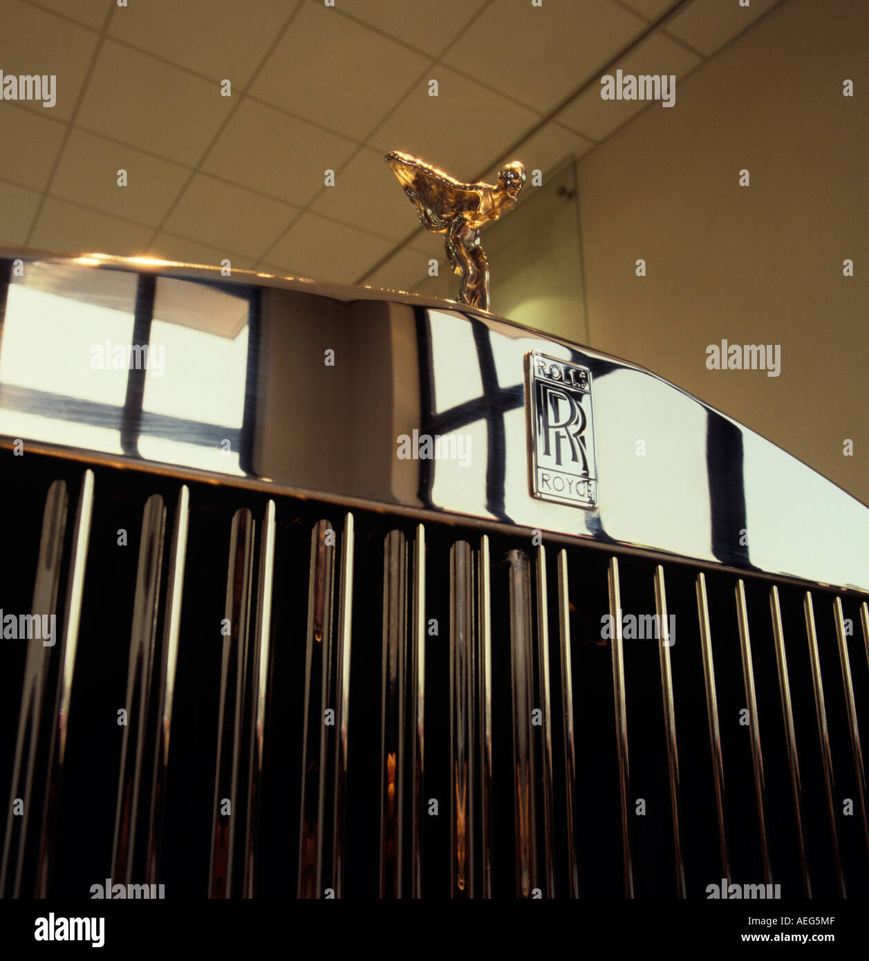 Cheshire Crewe Car Making history Rolls Royce factory foyer 1990s ...