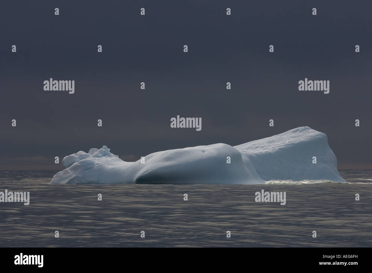 iceberg floating off the western Antarctic peninsula Antarctica ...