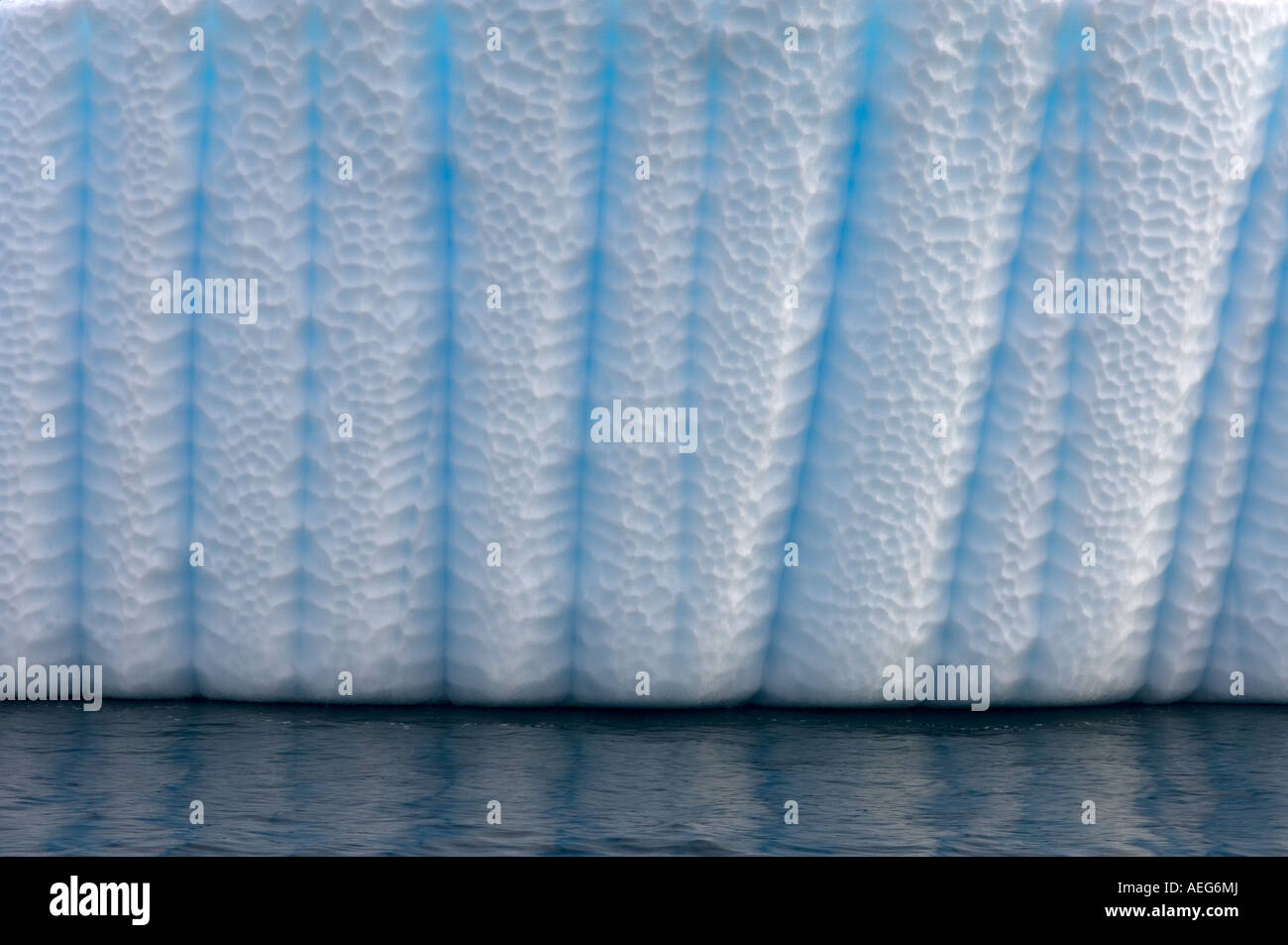 various textures on an iceberg floating off the western Antarctic ...
