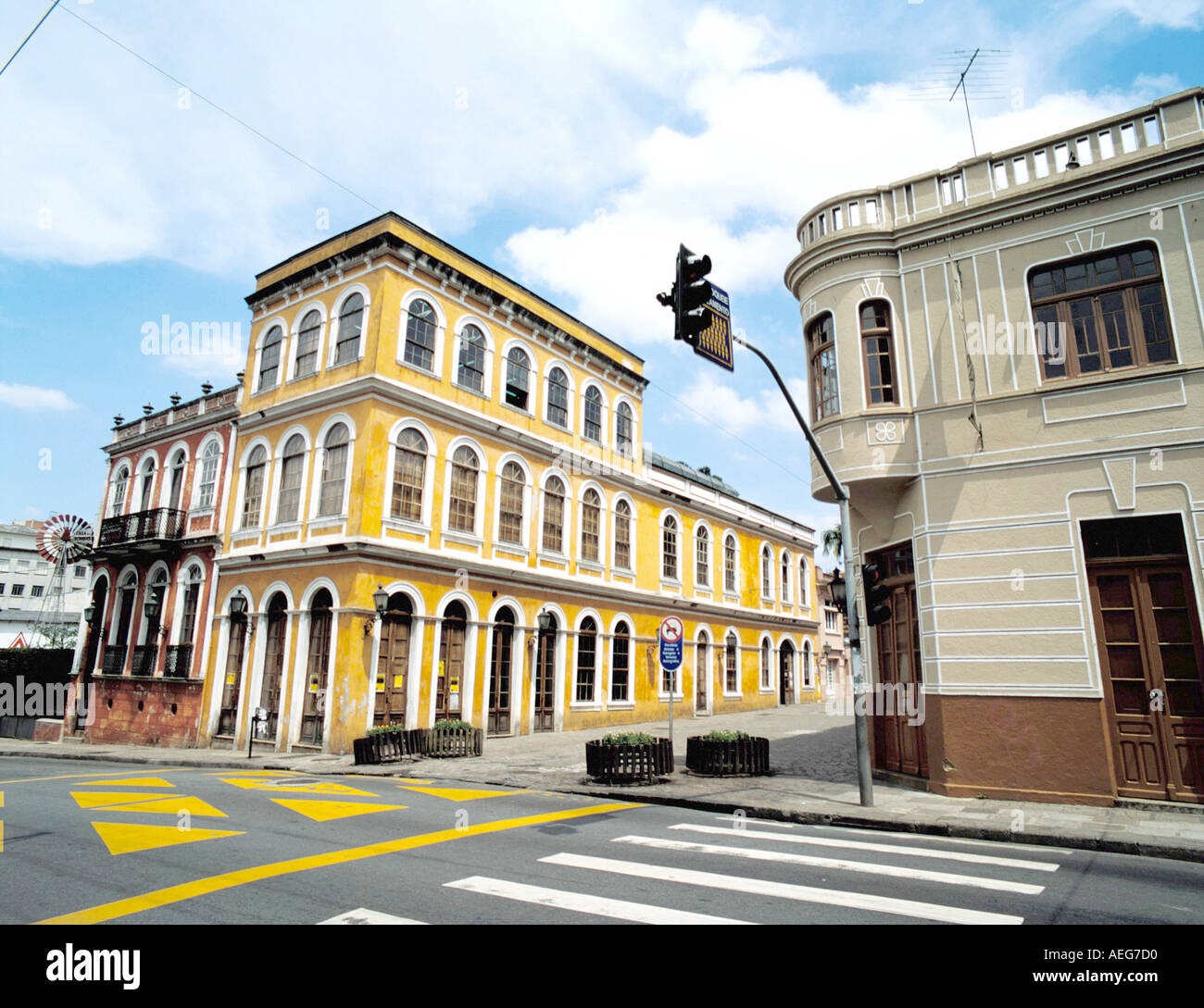 Travel Brasil facade facades old building historical heritage corner ...